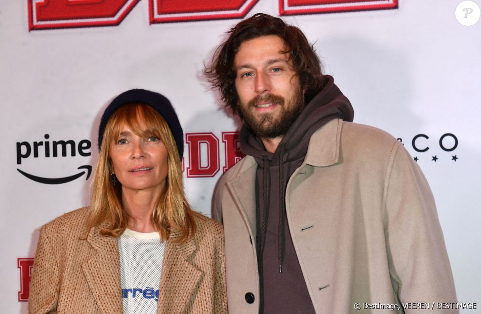 Axelle Laffont et son compagnon Romain Sichez - Avant-Première du film ...