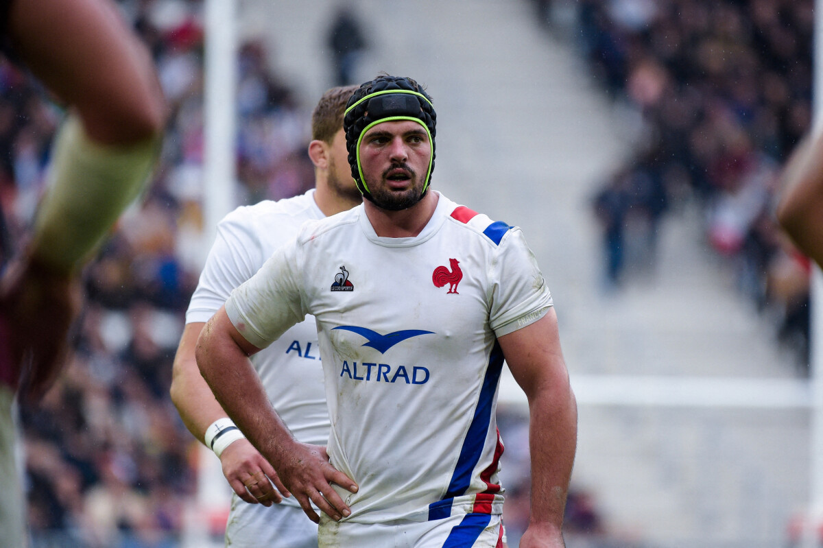 Photo : Attitude de Gregory Alldritt ( 8 - France ) - Rugby: France vs ...
