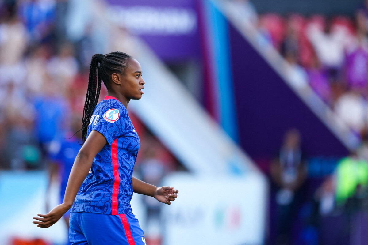 Photo : Marie-Antoinette Katoto - La France écrase l'Italie (5-1) lors ...
