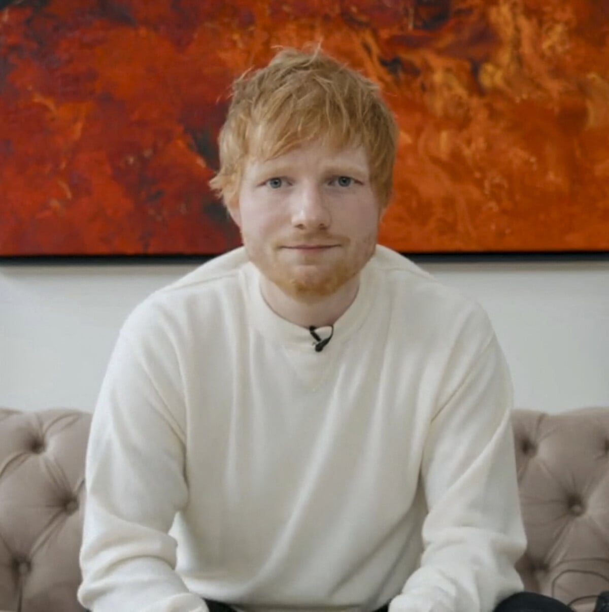 Photo : Screenshot of Ed Sheeran, latest post on social media, April 06 ...