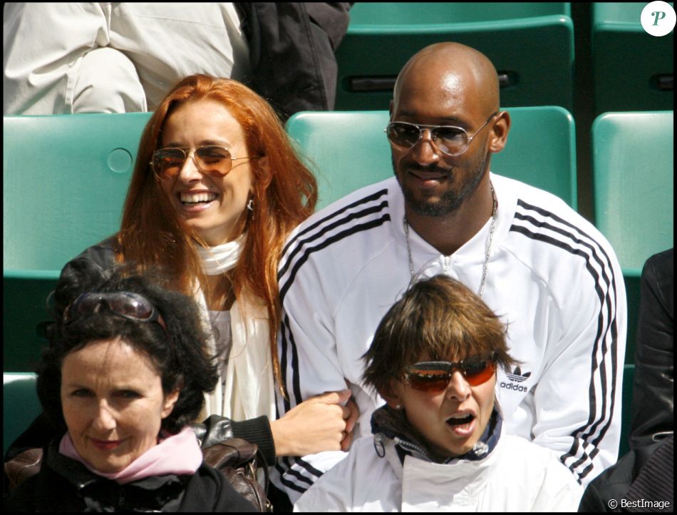 Archives - Nicolas Anelka et sa femme Barbara à Roland Garros3 RD DAY ...