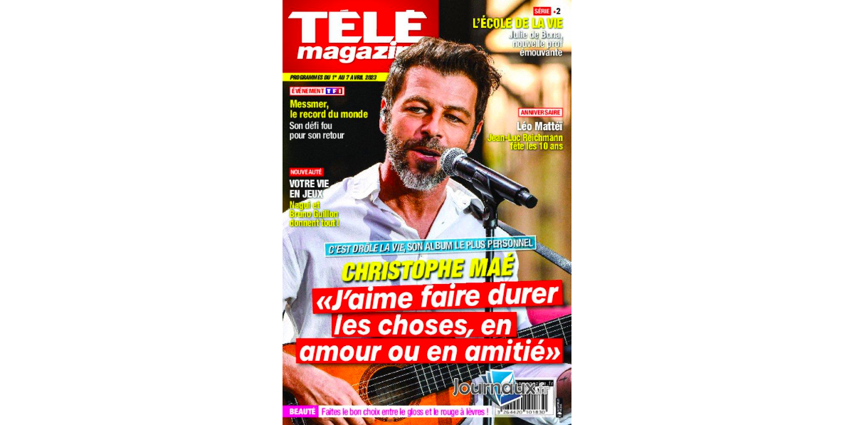 Photo : Couverture du Télé Magazine n°3516, paru le 21 mars 2023 ...