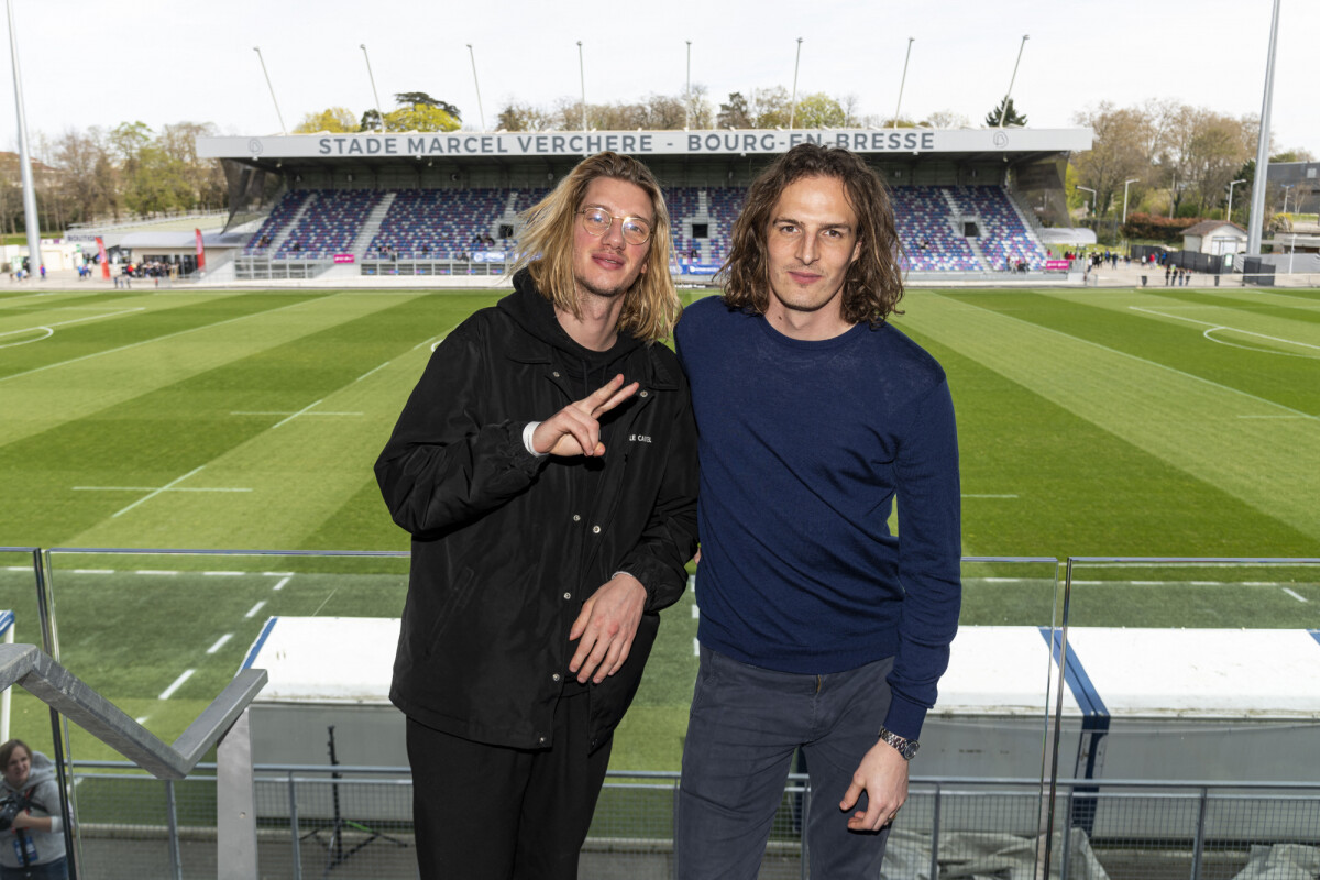 Photo : Paul Mirabel et Paul de Saint Sernin lors du match de football ...