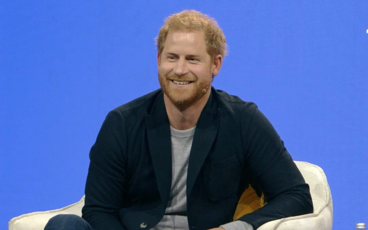 Photo : Le prince Harry, duc de Sussex, lors d'une séance de questions ...