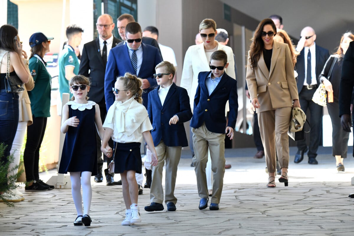 Photo : La princesse Charlene de Monaco, ses enfants le prince Jacques ...