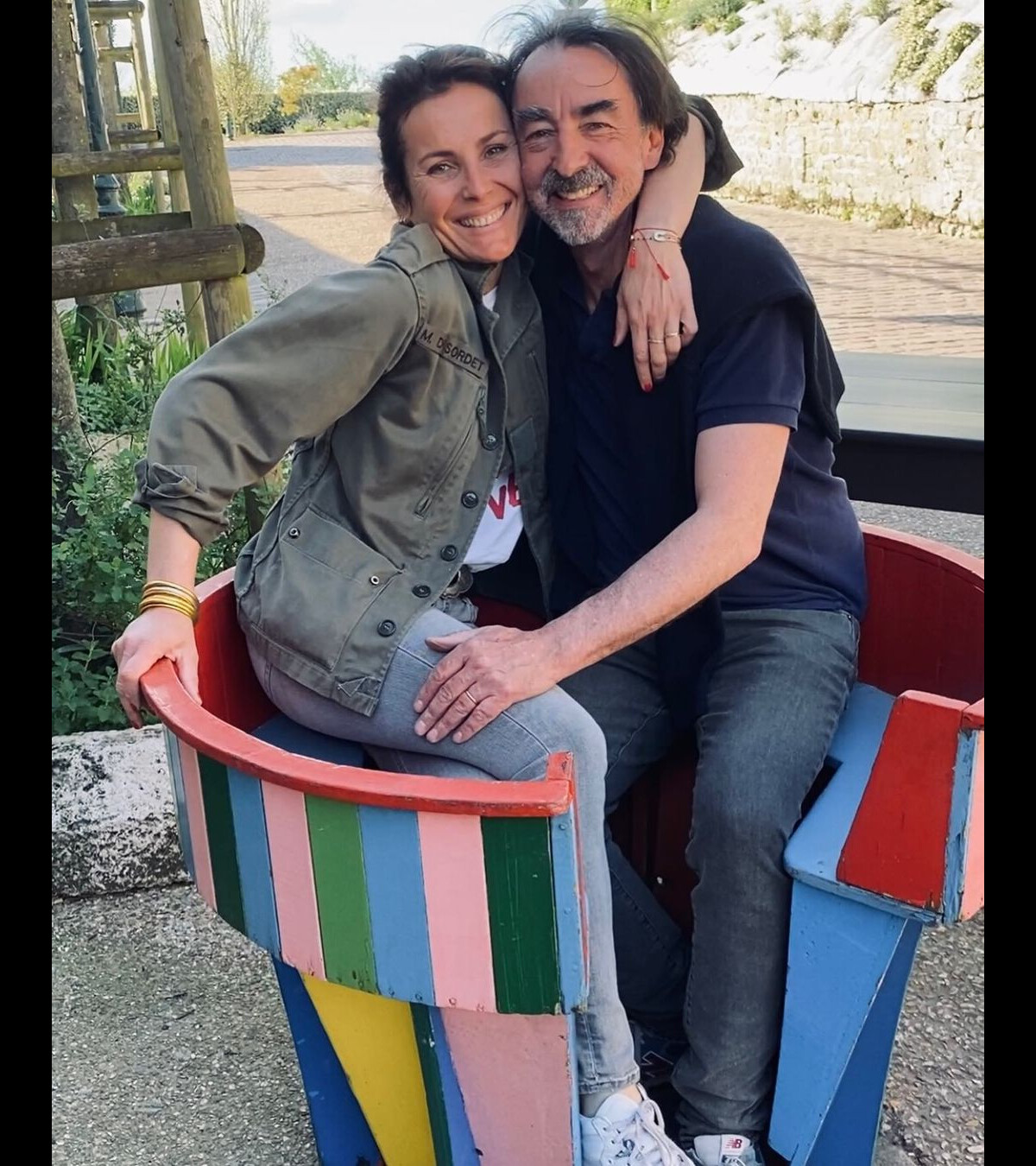 Photo : Marie du Sordet et son mari Jacques. - Purepeople