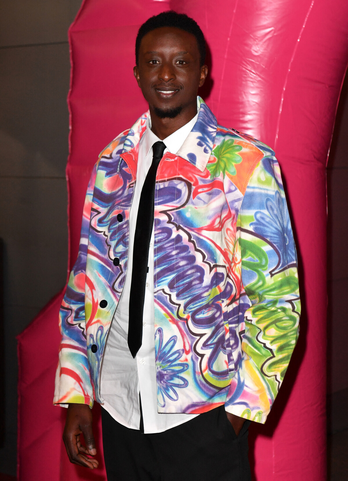 Photo : Ahmed Sylla, quant à lui, avait une veste que l'on ne peut pas ...