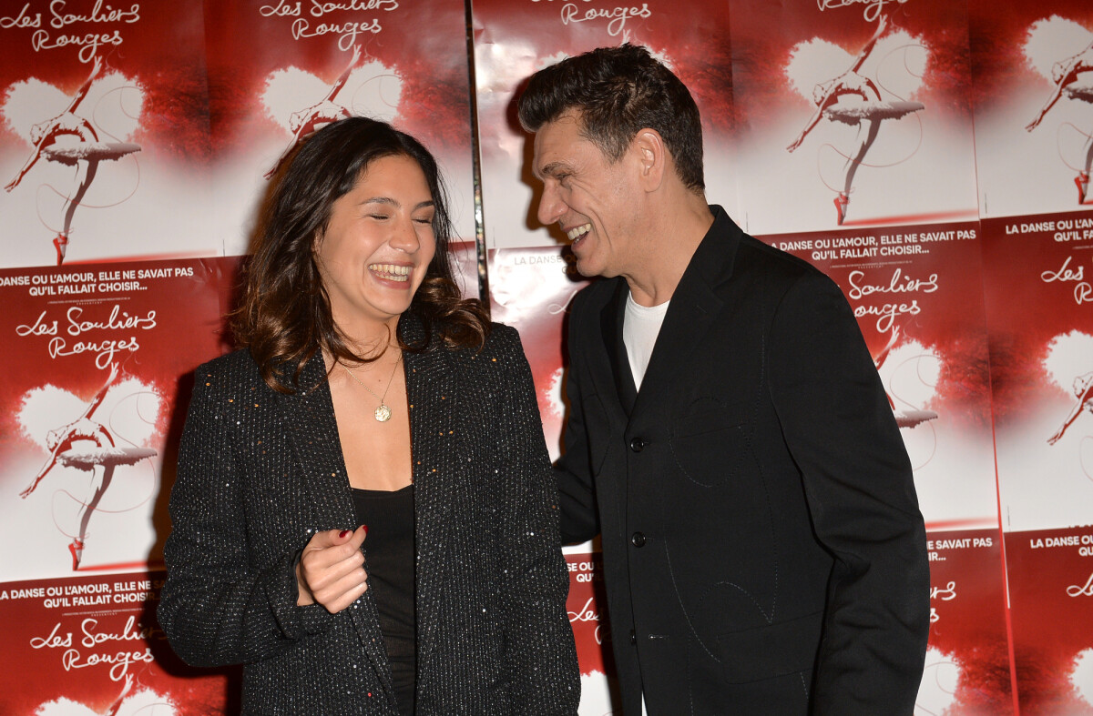 Photo : Exclusif - Marc Lavoine et sa compagne Line Papin au photocall ...