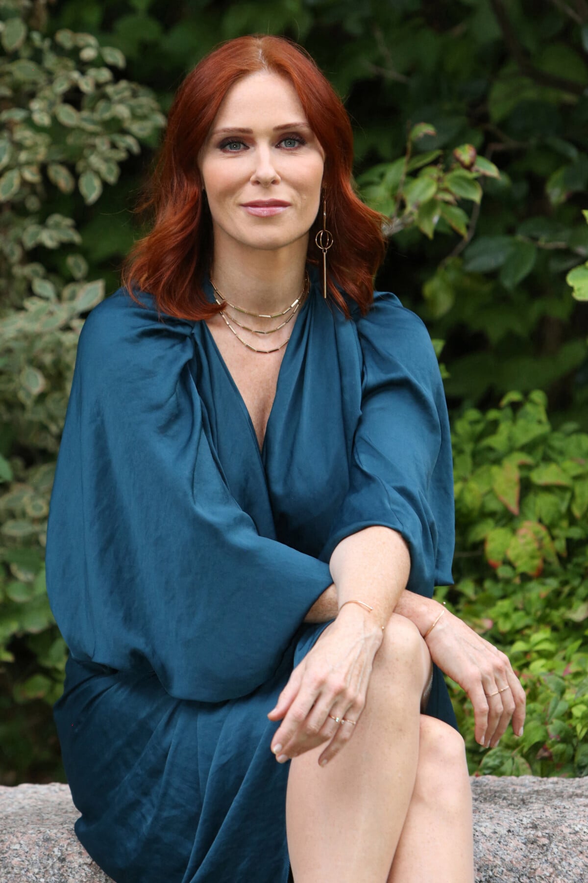 Photo : Audrey Fleurot au photocall de la série "HPI" à l'ambassade de ...