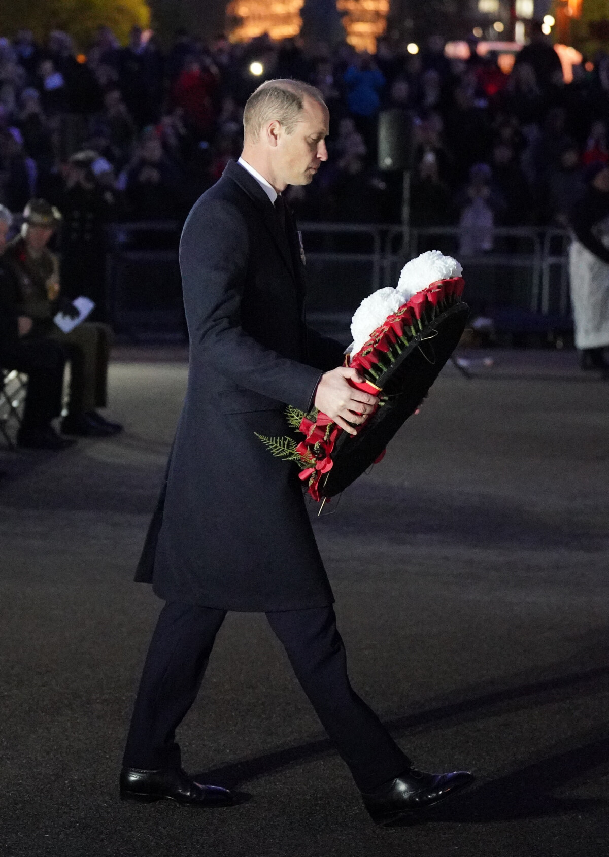Photo : Le prince William, prince de Galles, assiste au service de l ...