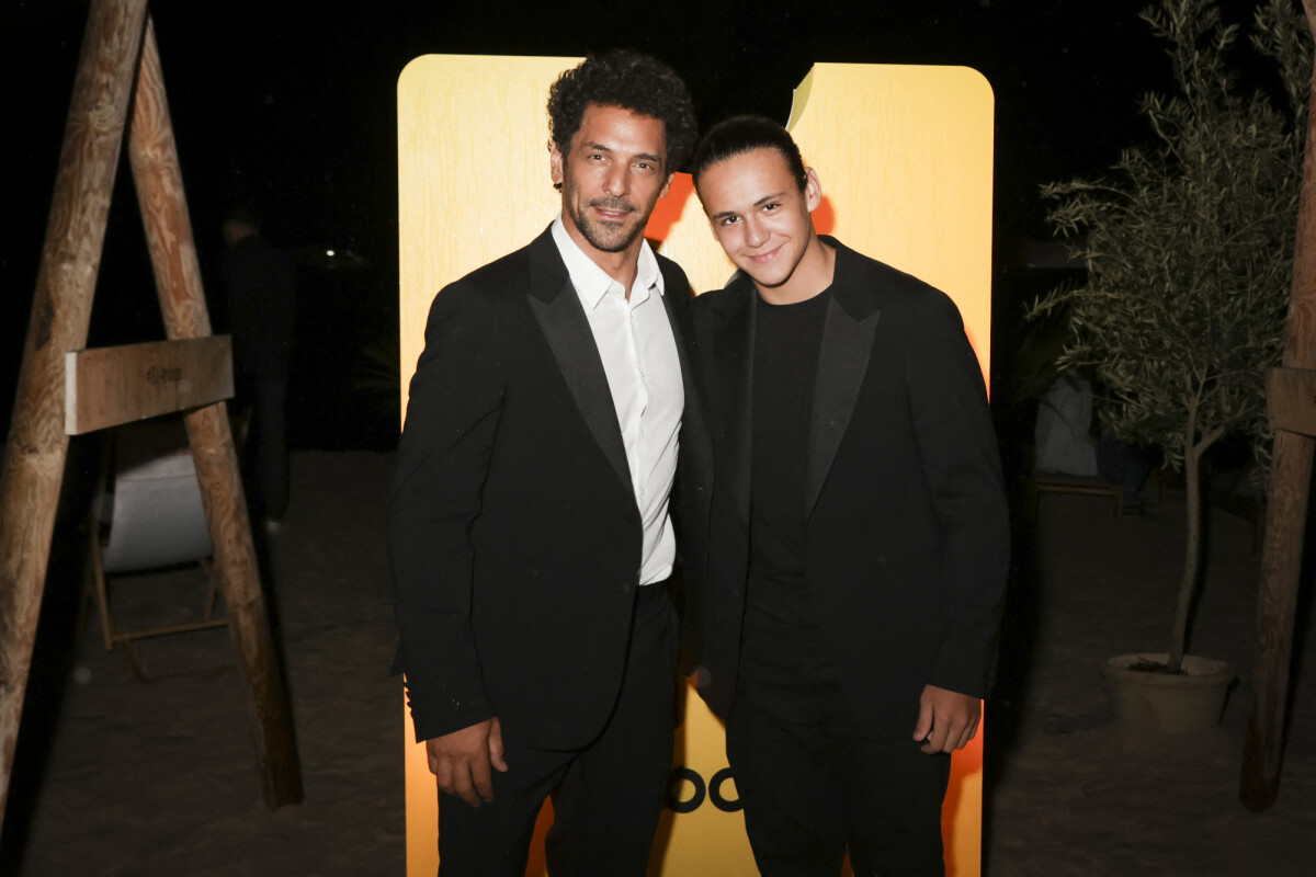 Photo : Exclusif - Tomer Sisley et son beau-fils Dino - Soirée des 30 ...
