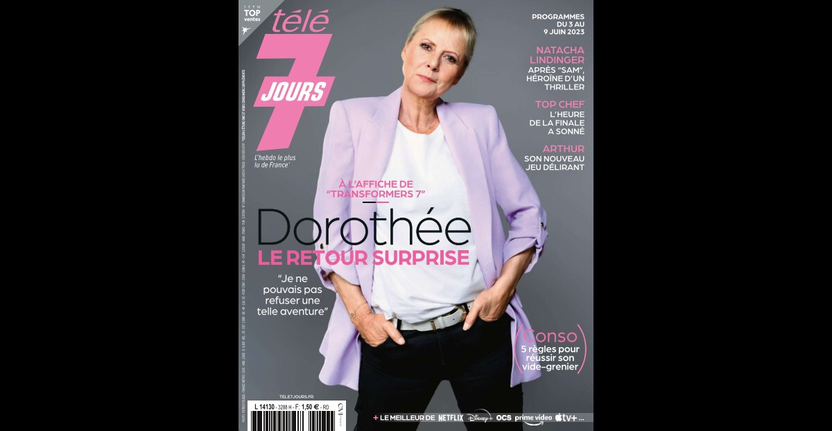 Photo : Dorothée en couverture du magazine "Télé 7 jours". - Purepeople
