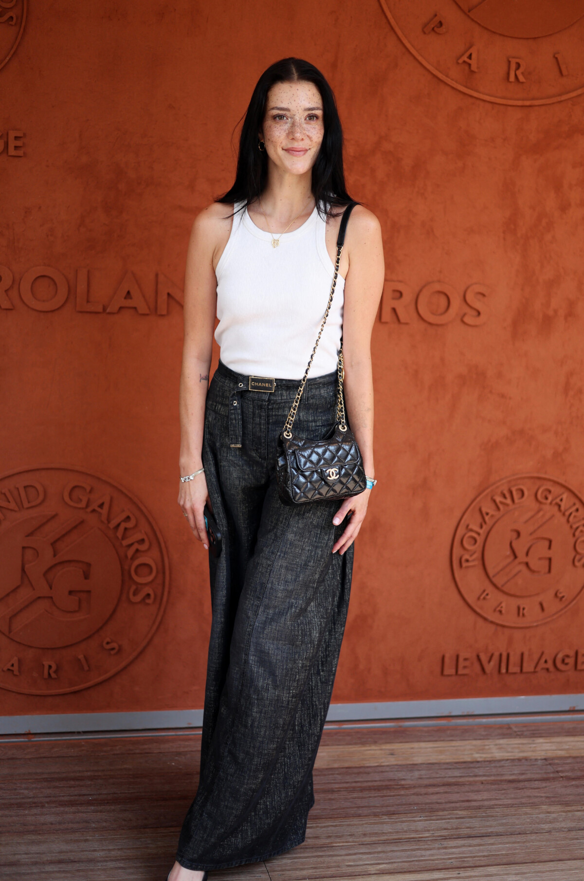 Photo : Maeva Giani Marshall au village lors des Internationaux de ...