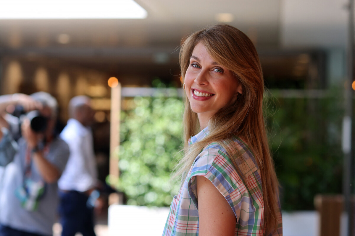 Photo : Ophélie Meunier au village lors des Internationaux de France de ...