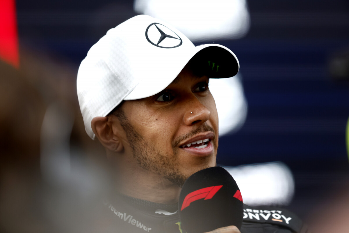 Photo : Lewis Hamilton - M.Verstappen remporte le Grand prix de F1 d ...