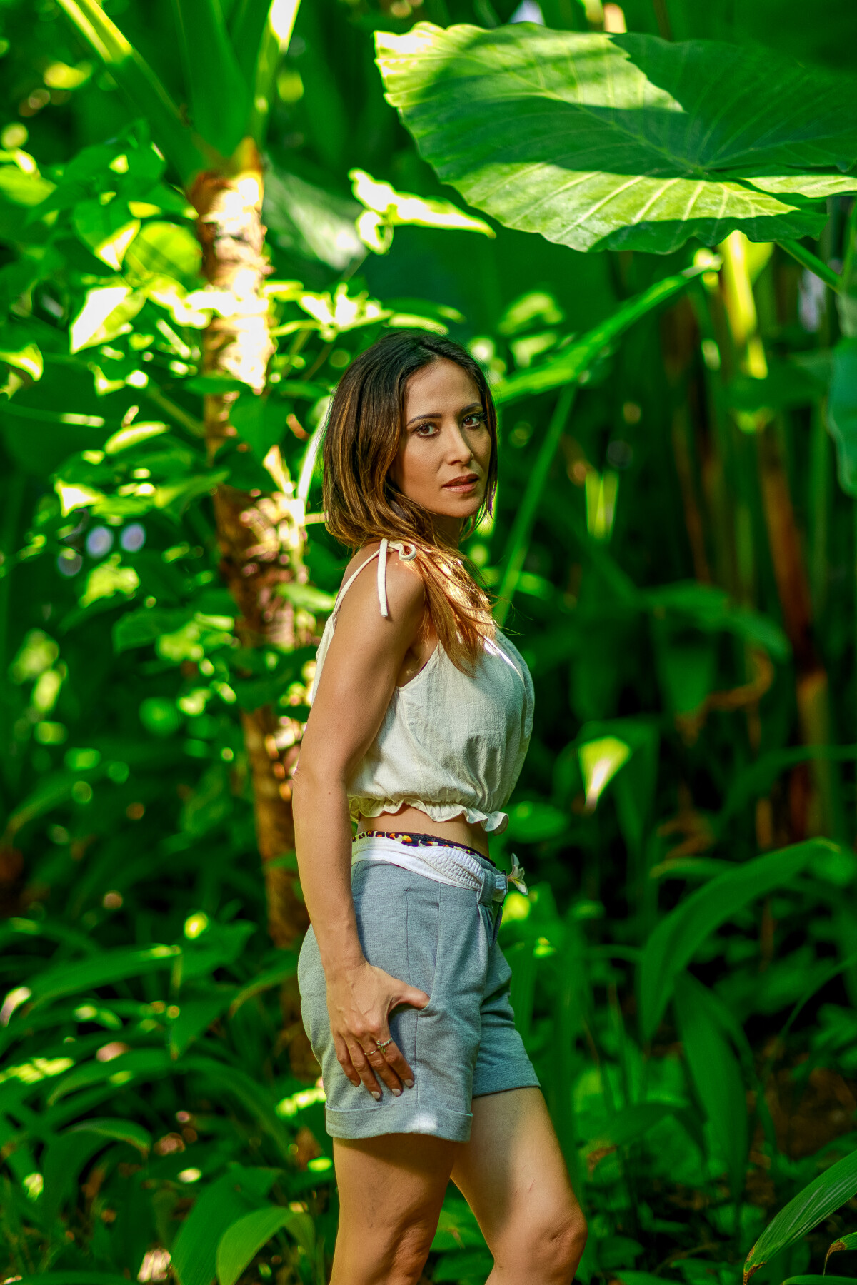 Photo : Exclusif - Fabienne Carat profite d'une journée de repos dans ...