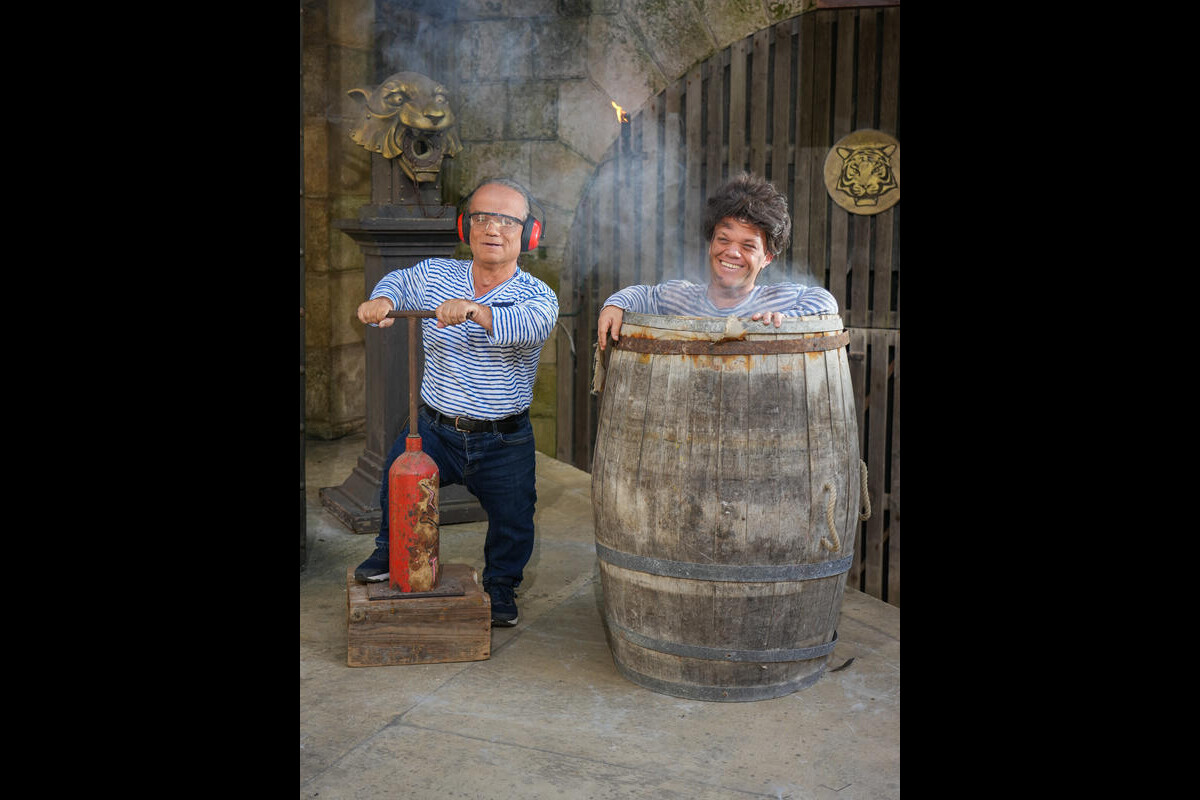 Photo : Passe-Partout et Passe-Muraille dans "Fort-Boyard". - Purepeople