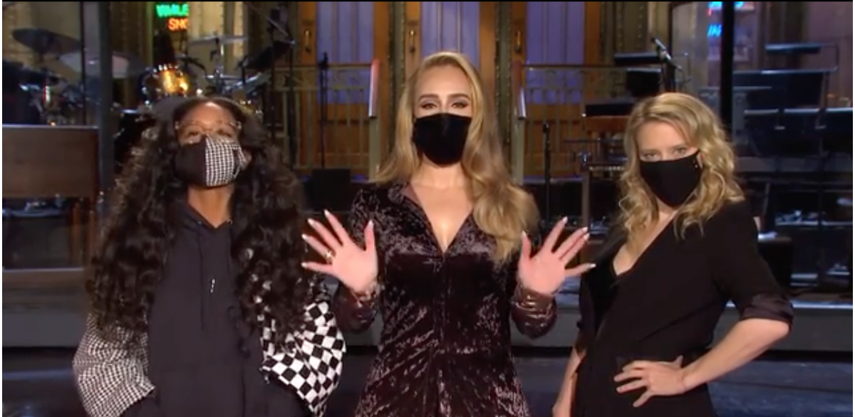 Photo : Adele (au milieu) animera la nouvelle émission Saturday Night ...