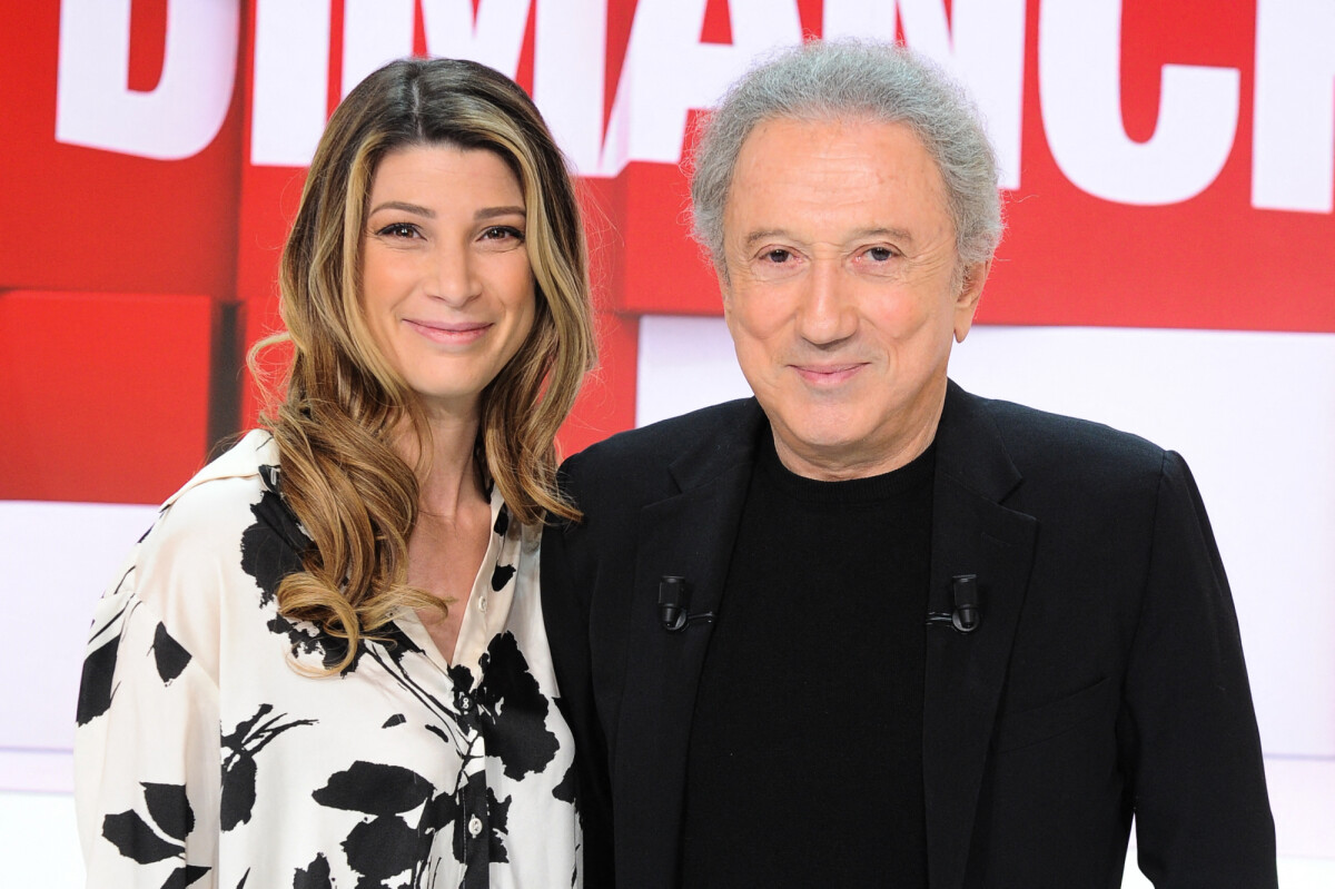Photo : Exclusif - Chloe Nabedian et Michel Drucker - Enregistrement de ...