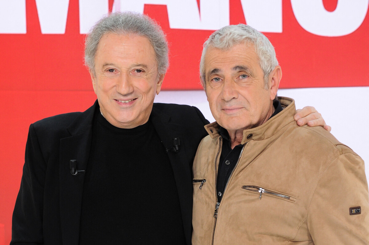 Photo : Exclusif - Michel Drucker et Michel Boujenah- Enregistrement de ...