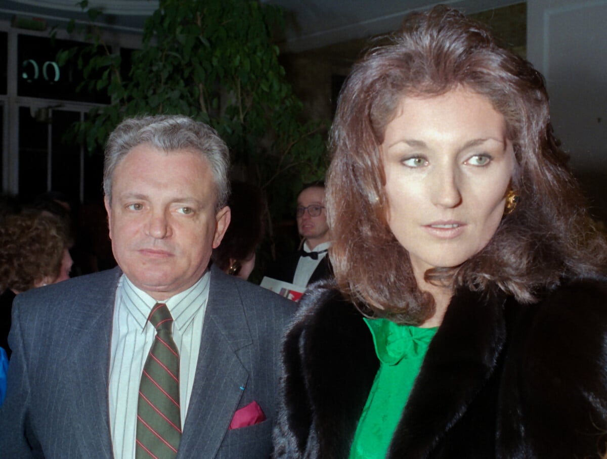 Photo : Jacques Martin et sa femme Cécilia lors de la générale de la pièce "L'homme de la mancha ...