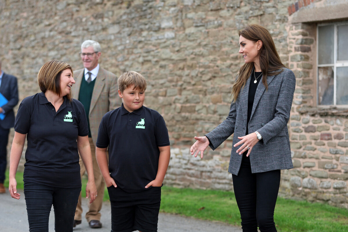 Photo : La princesse Kate (Middleton) de Galles en visite à l ...