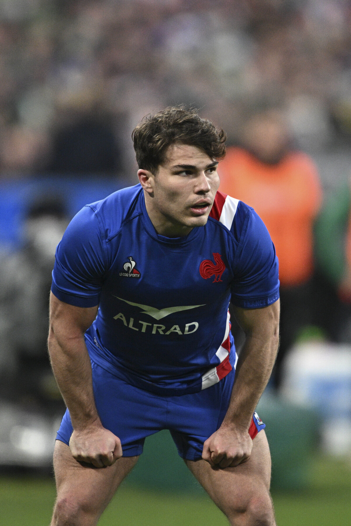 Photo : Il a eu la mâchoire fracturée. Antoine Dupont (Fra) - Tournoi des 6 Nations "France ...