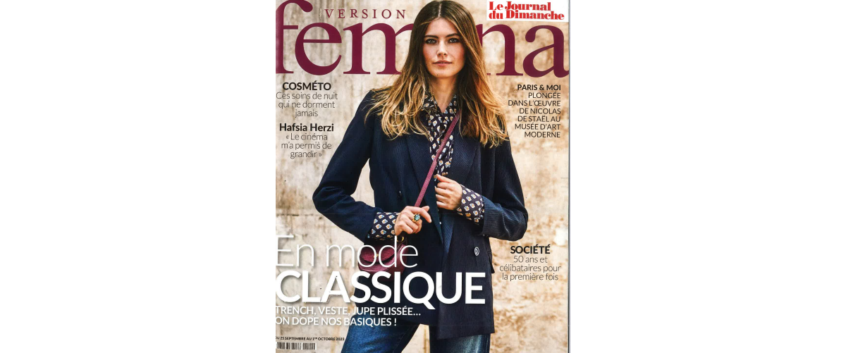 Photo : Couverture du magazine "Version Femina". - Purepeople