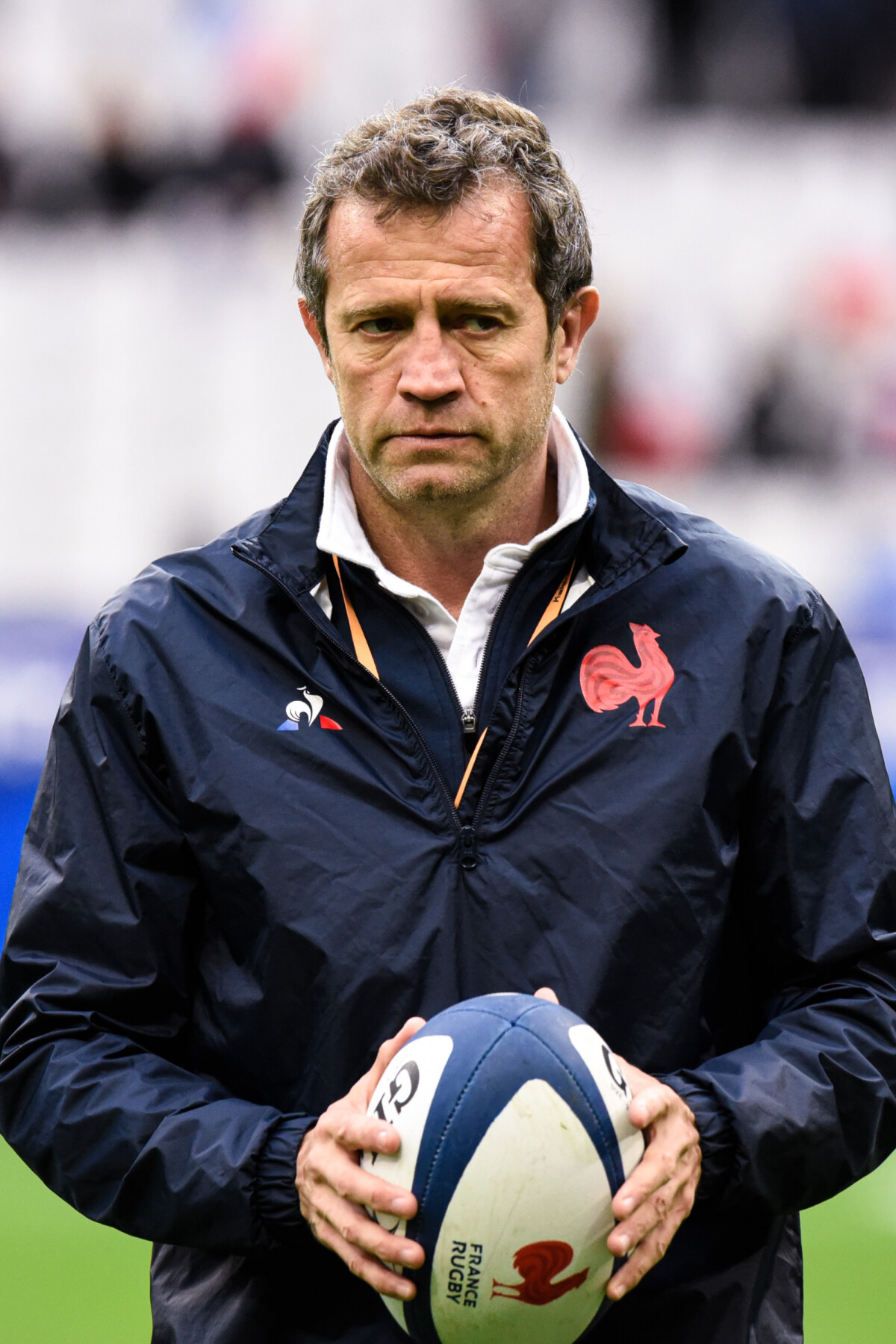 Photo : Fabien Galthié - L'équipe de France de rugby bat l'Italie (35 ...