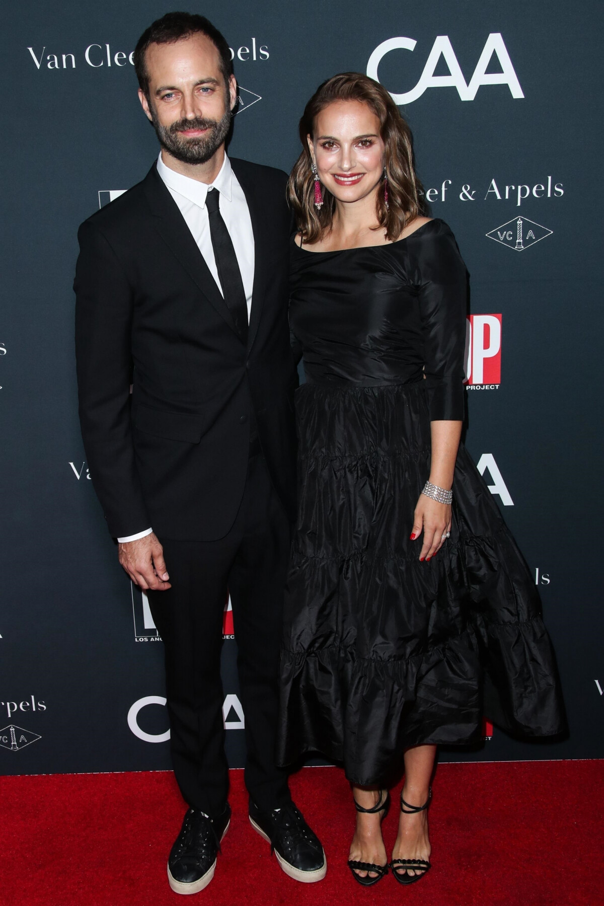 Photo : Benjamin Millepied et sa femme Natalie Portman (robe Dior ...