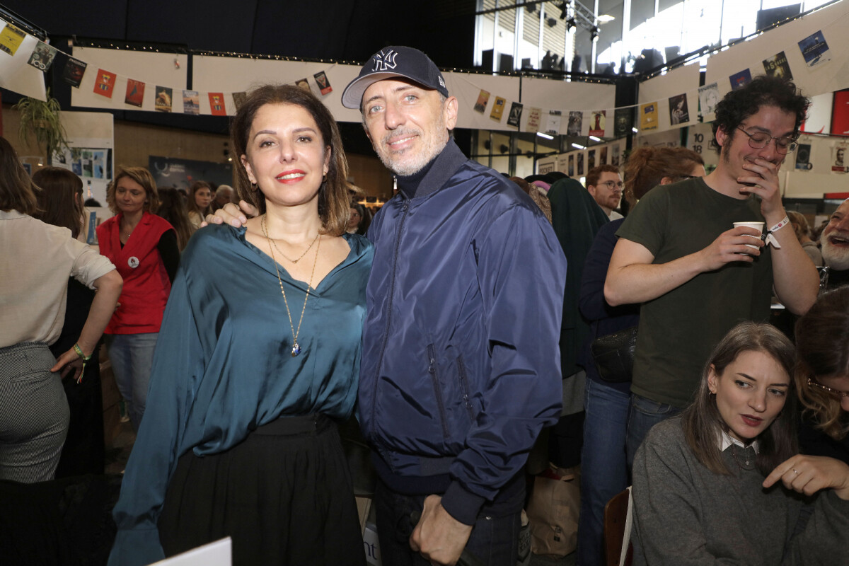 Photo : Gad Elmaleh avec sa soeur Judith Elmaleh - Festival du Livre de ...
