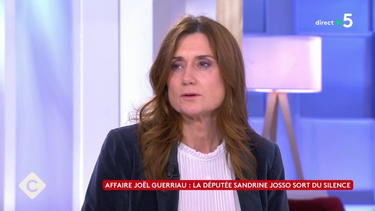 Photo : Sandrine Josso dans C à vous (France 5), pour parler de Joël ...