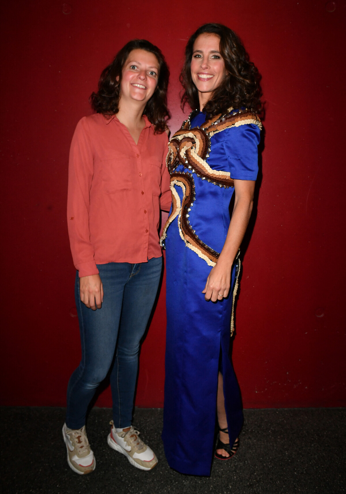 Photo : Clémence Castel et sa compagne Marie - Backstage lors du défilé ...