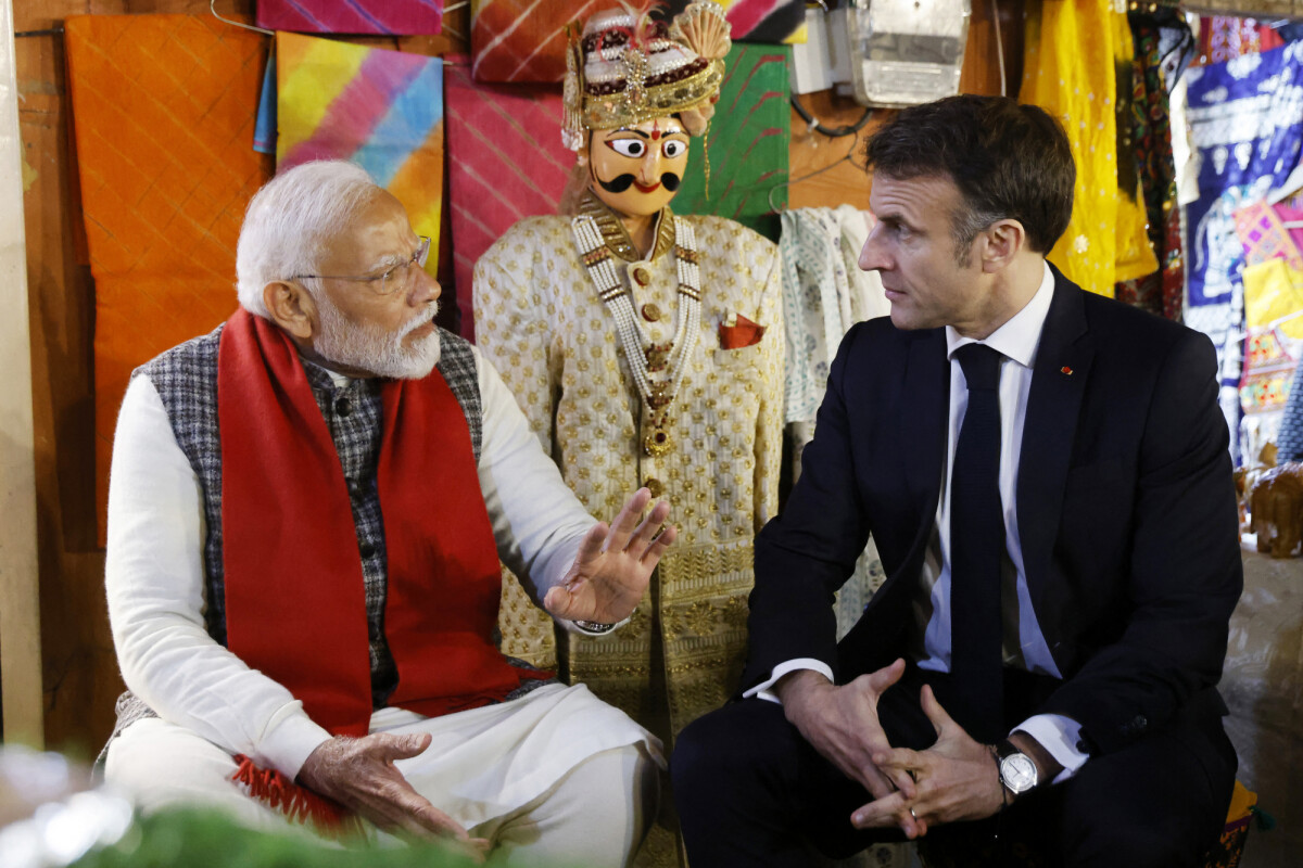 Photo : Le Premier ministre indien Narendra Modi et le président ...