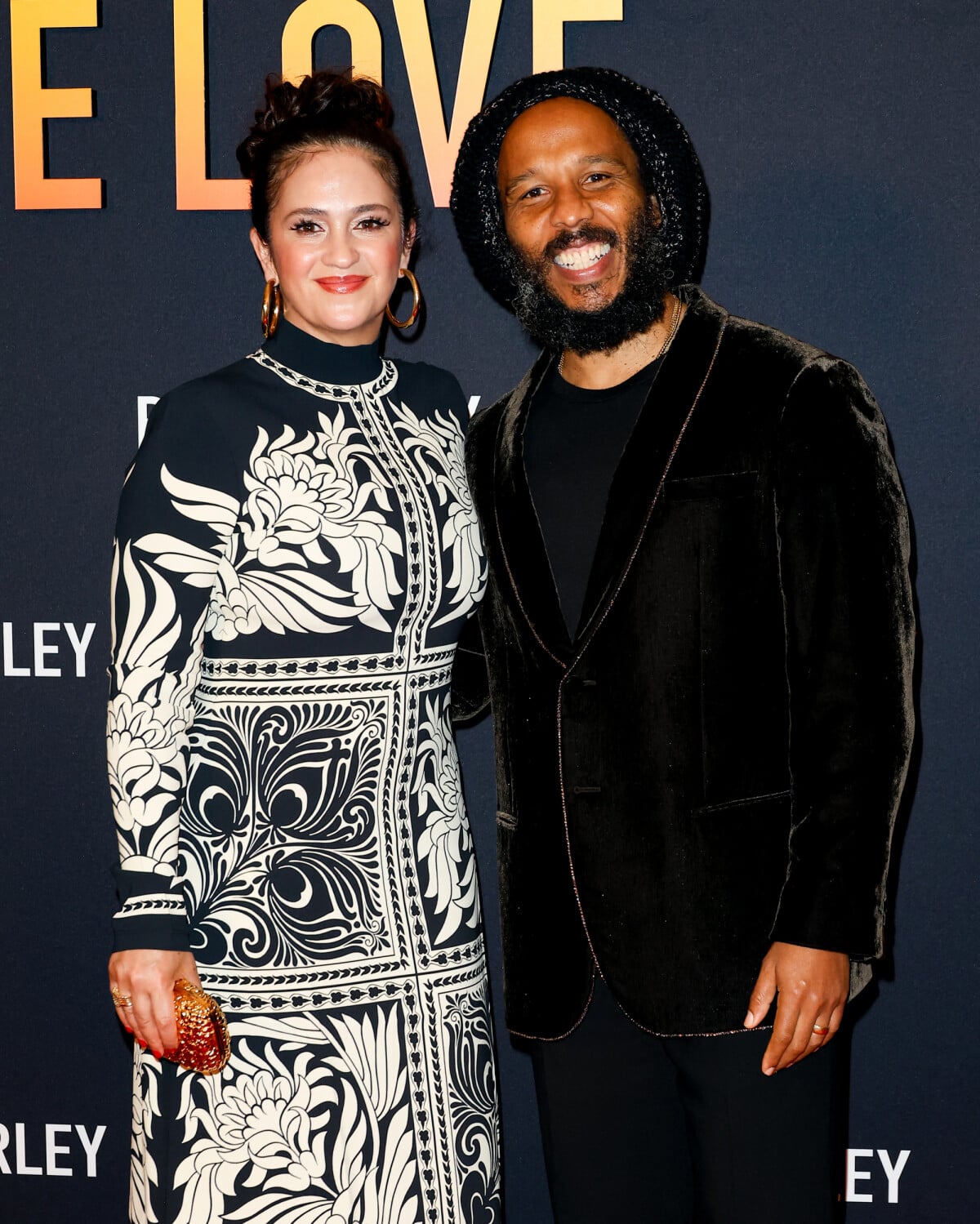 Photo : Ziggy Marley et sa femme Orly - Première du film "Bob Marley ...