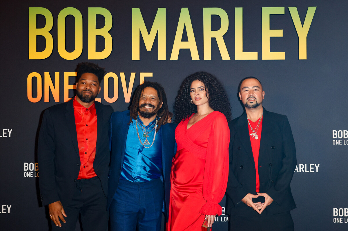 Photo : Mehdi Frantz, Rohan Marley, Maytee Martinez et Chris Jones ...