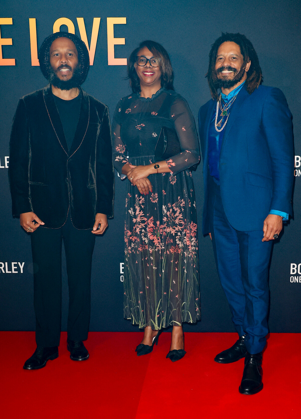 Photo : Ziggy Marley, Symone Betton Nayo et Rohan Marley - Première du ...