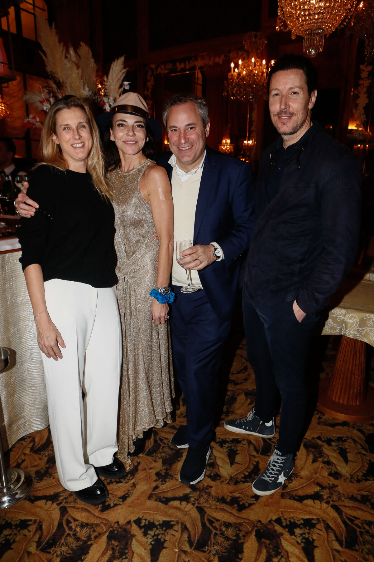 Photo : Exclusif - Benjamin Patou et sa femme Emilie, Sandra Sisley ...