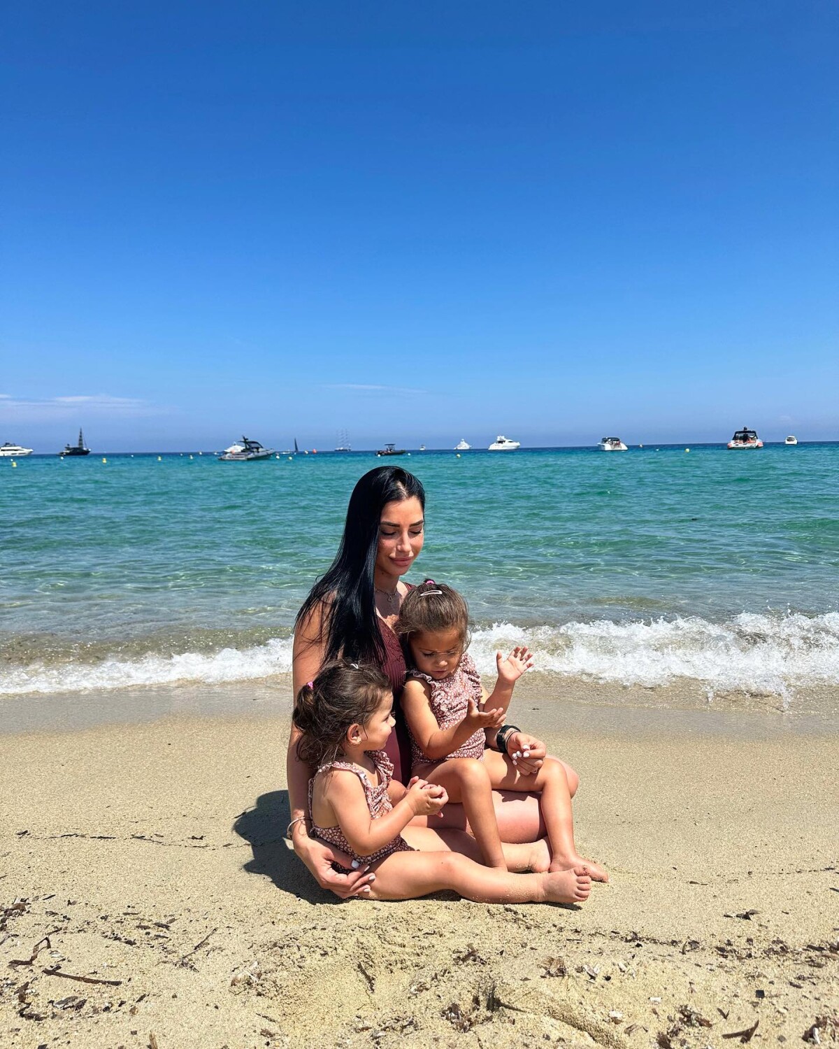 Photo : Liam Di Benedetto avec ses filles Joy et Sharly - Purepeople