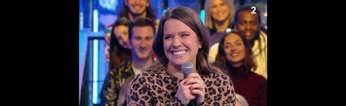 Photo : Honorine, nouvelle Maestro du célèbre jeu de Nagui "N'oubliez pas les paroles", sur ...