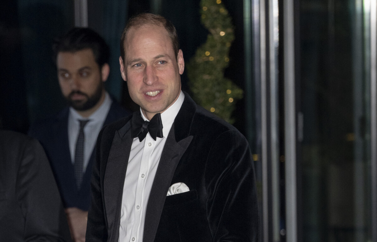 Photo : Le prince William, prince de Galles arrive au dîner de gala ...