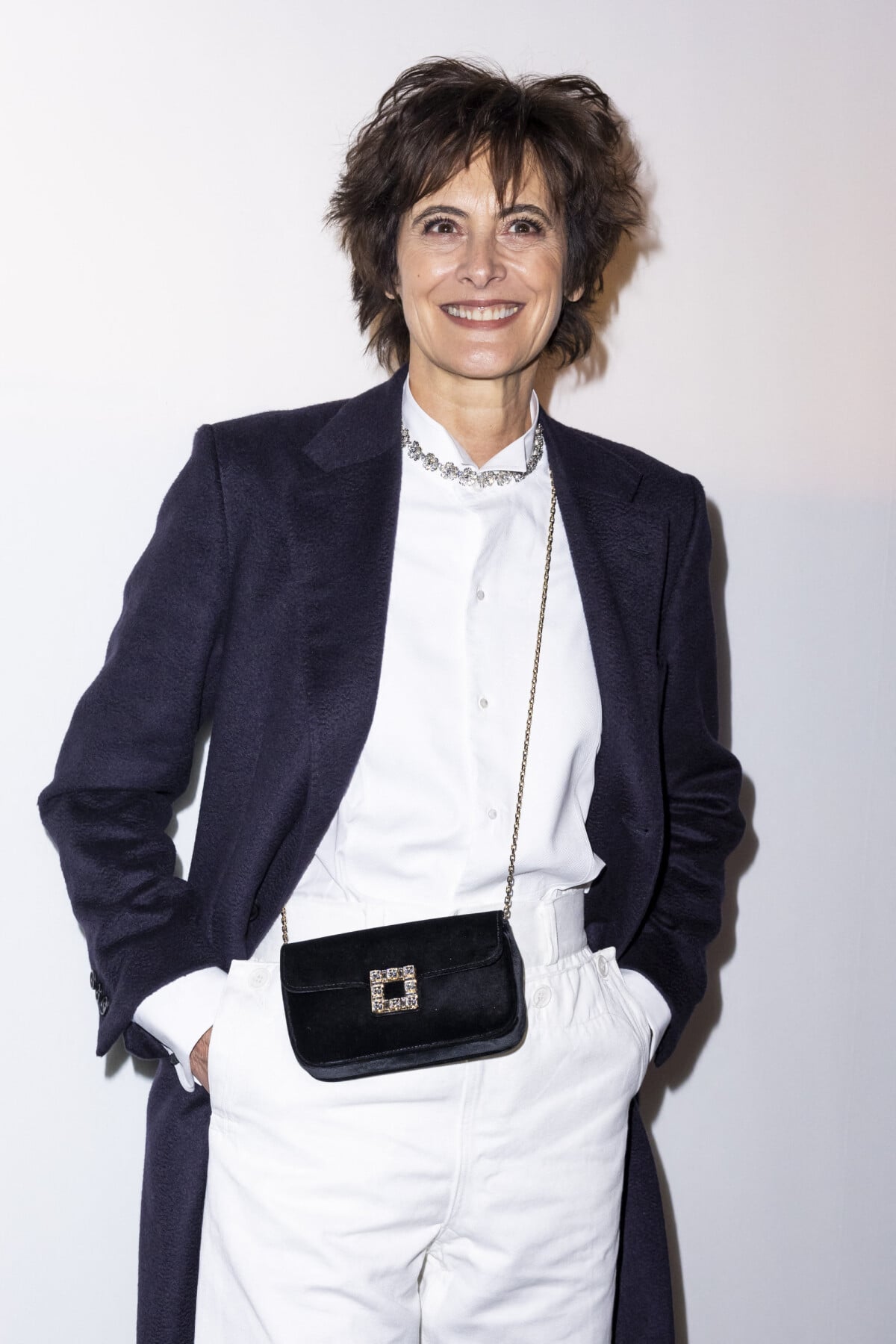 Photo : Inès de La Fressange - Photocall du défilé de mode Femmes prêt ...