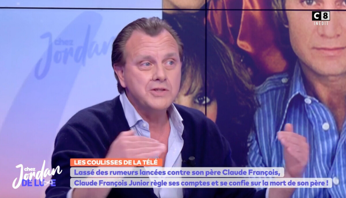 Photo : Claude François Jr sur le plateau de "Chez Jordan" (C8 ...