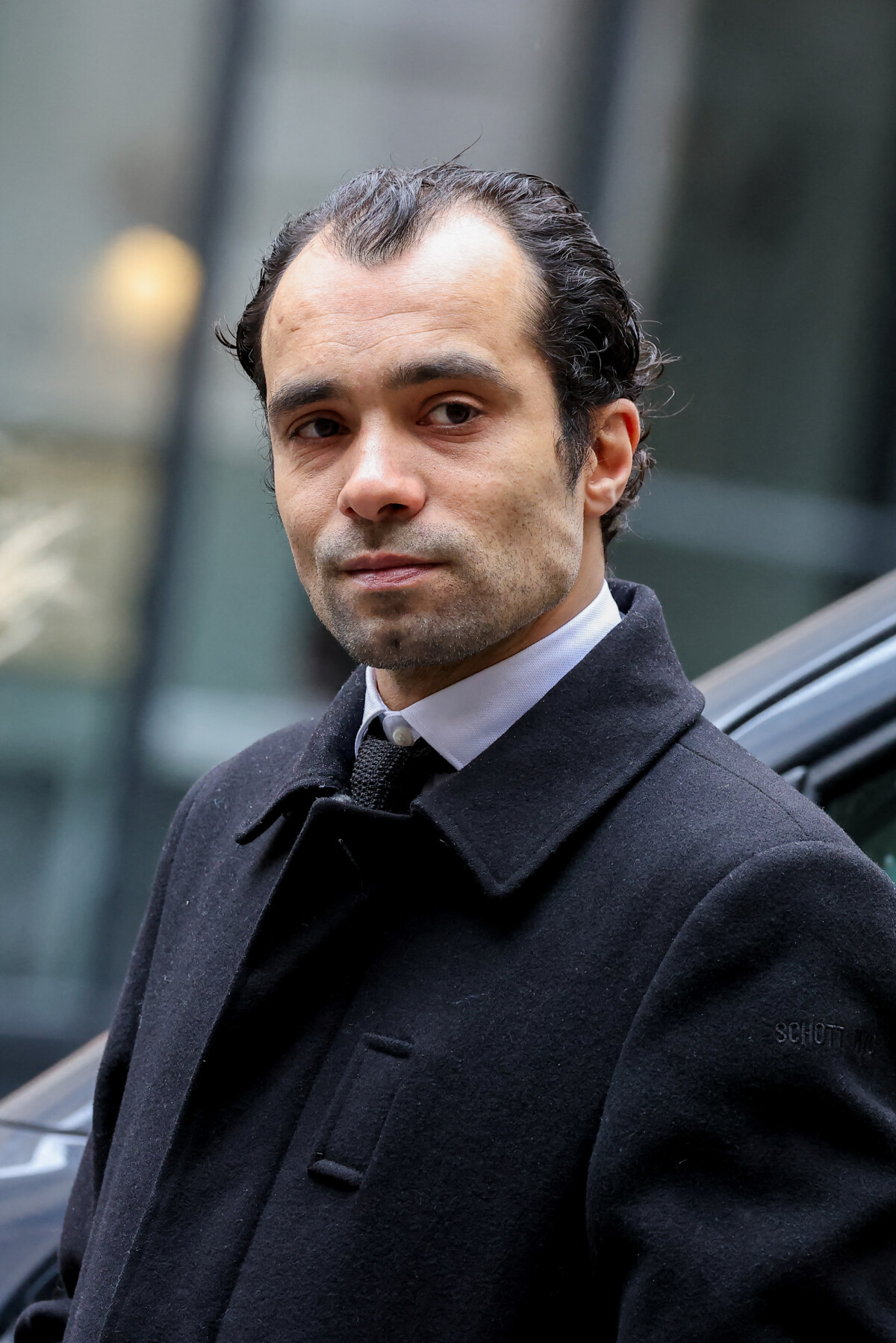 Photo : Jihed Guasmi-Mitterrand (fils du défunt) - Obsèques de Frédéric ...