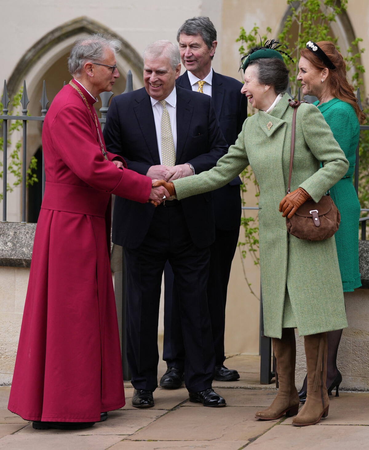 Photo : La princesse Anne, le prince Andrew, duc d'York, Sarah Ferguson ...