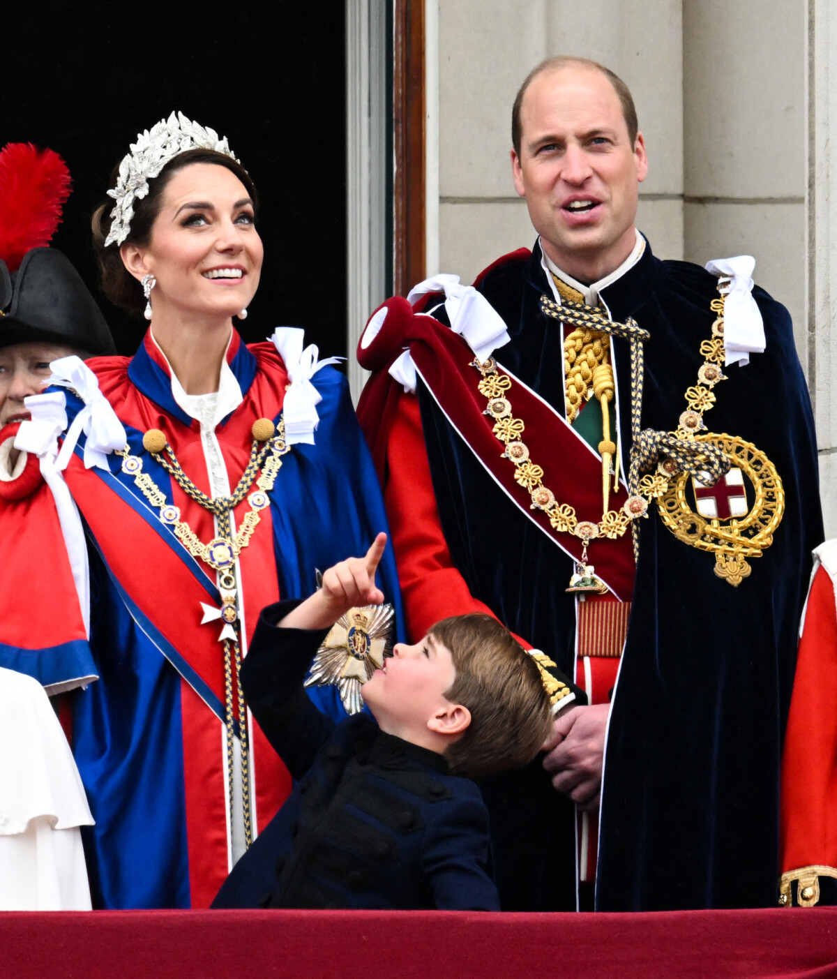 Photo : La princesse de Galles, le prince Louis, prince de Galles sur ...
