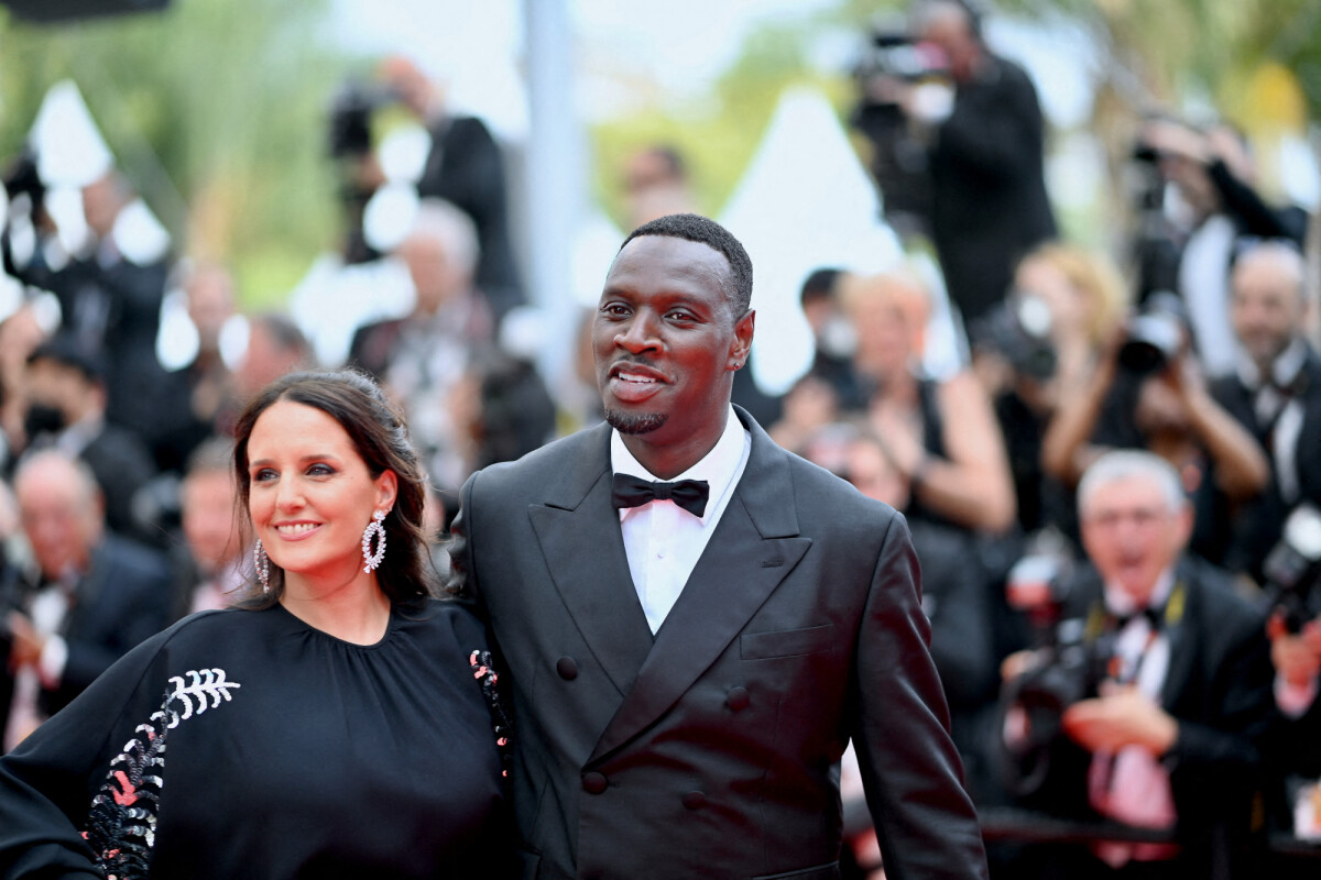 Photo : Helene Sy et Omar Sy arrivant à la projection de Top Gun ...