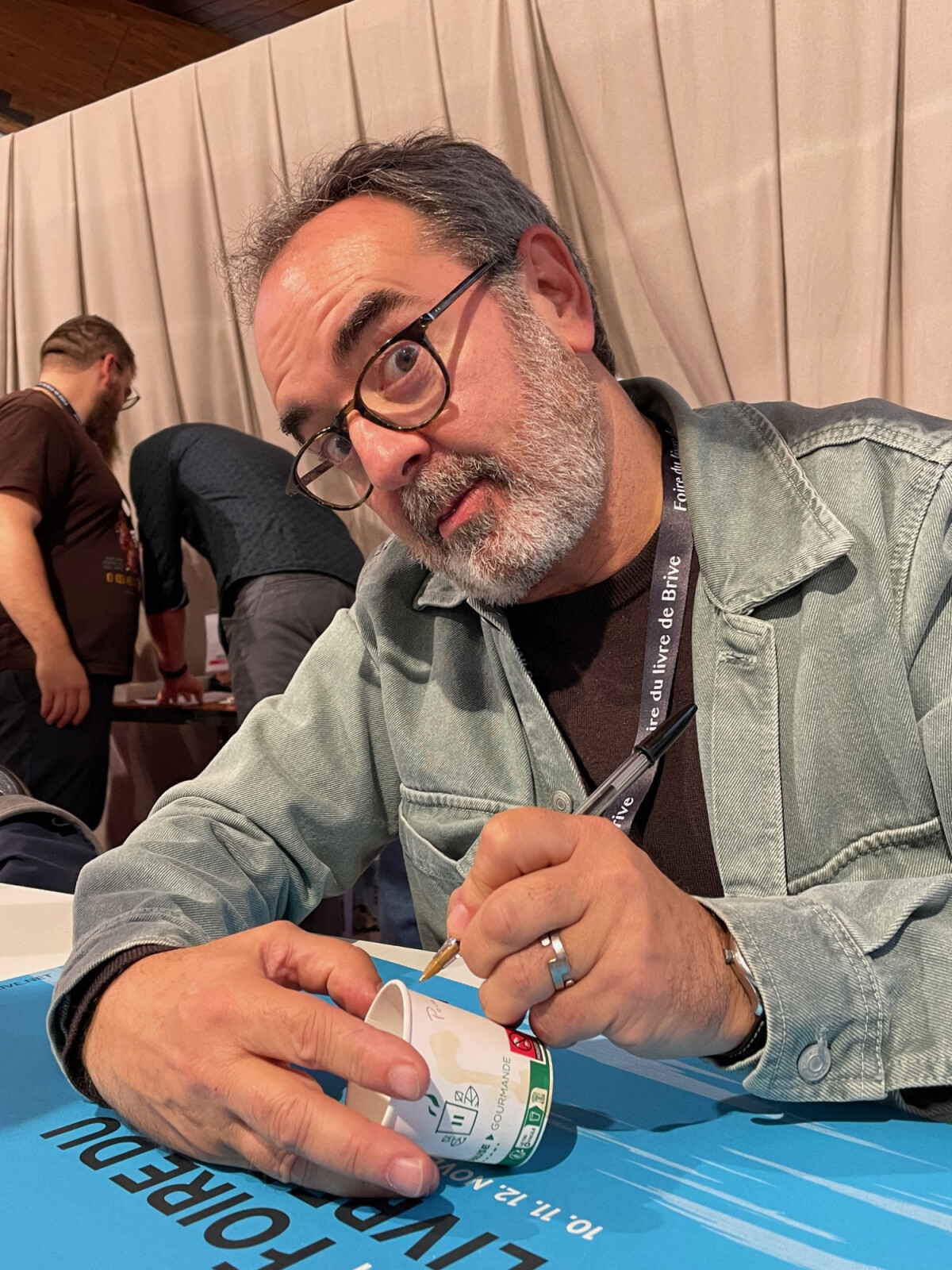 Photo : Bruno Solo lors de la 41ème Foire du Livre de Brive dans La ...