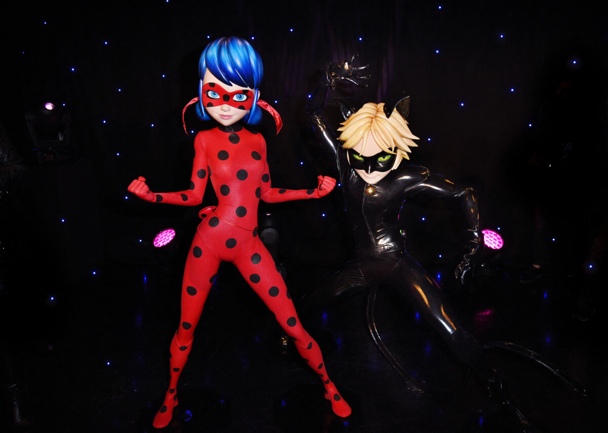 Photo : Le personnage de Lady Bug a conquis le public d'enfants présent ...