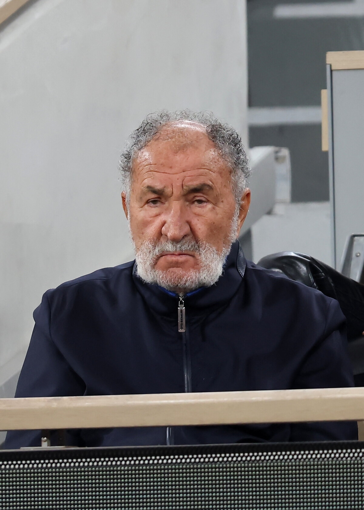 Photo : Ion Tiriac - Célébrités dans les tribunes des Internationaux de ...
